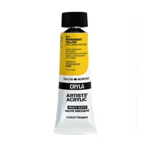 Daler Rowney Permanent Yellow Cryla Artists’ Acrylic